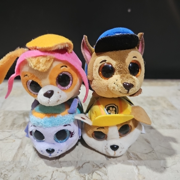 Paw Patrol | Toys | Ty Beanie Boos Teeny Tys Stackable Plush Paw Patrol ...